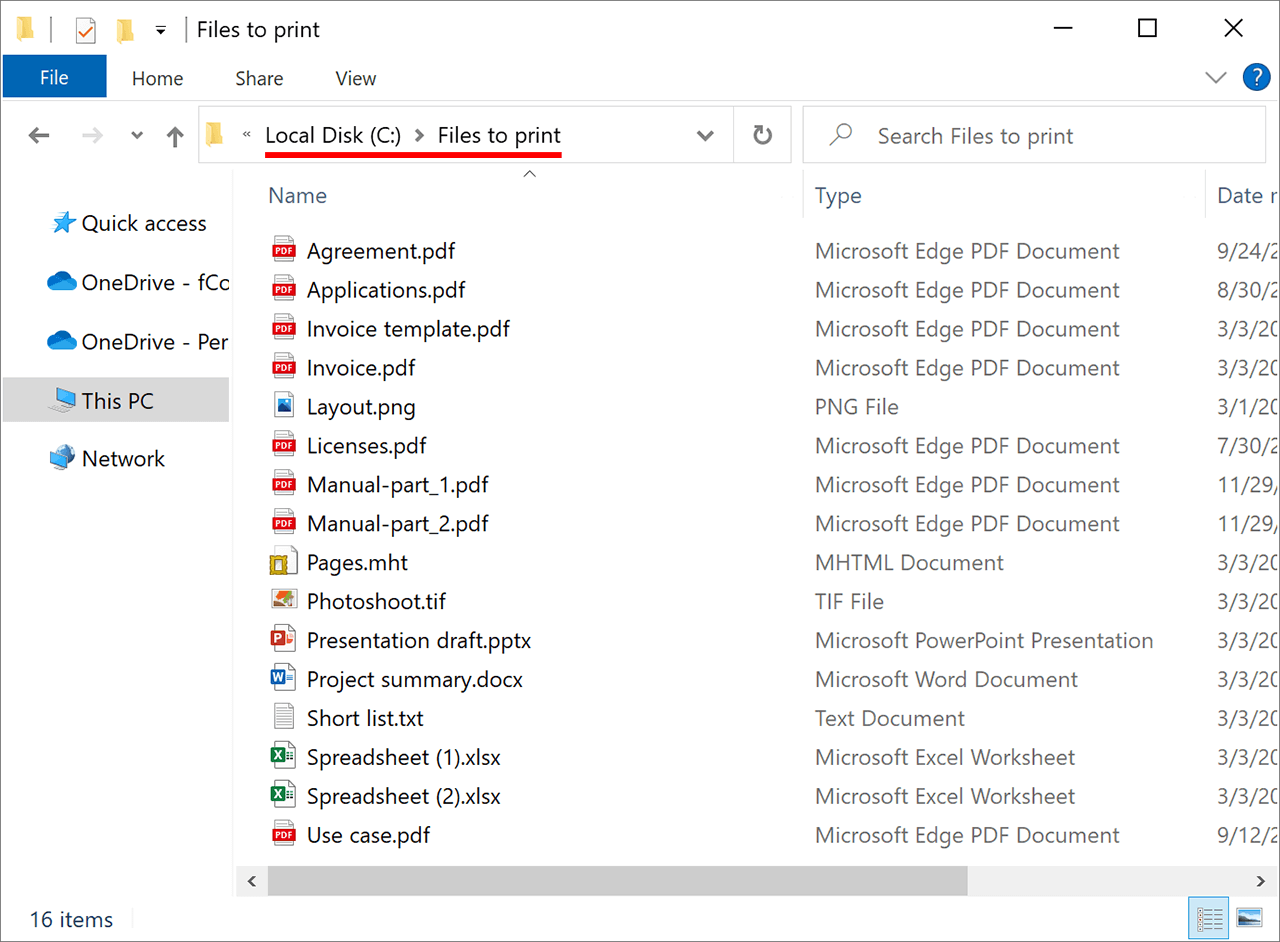 How To Batch Print Multiple Files From A List