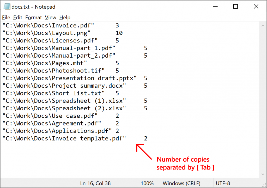 How to Batch Print Multiple Files from a List